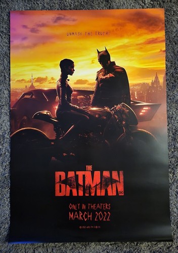The Batman 2022 ADV B 27x40 1-Sheet DS Movie Poster Double sided DC ...