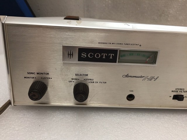 Vintage HH Scott Scottkit Tube Multiplex Stereo Tuner LT-110-B LT-110 ...