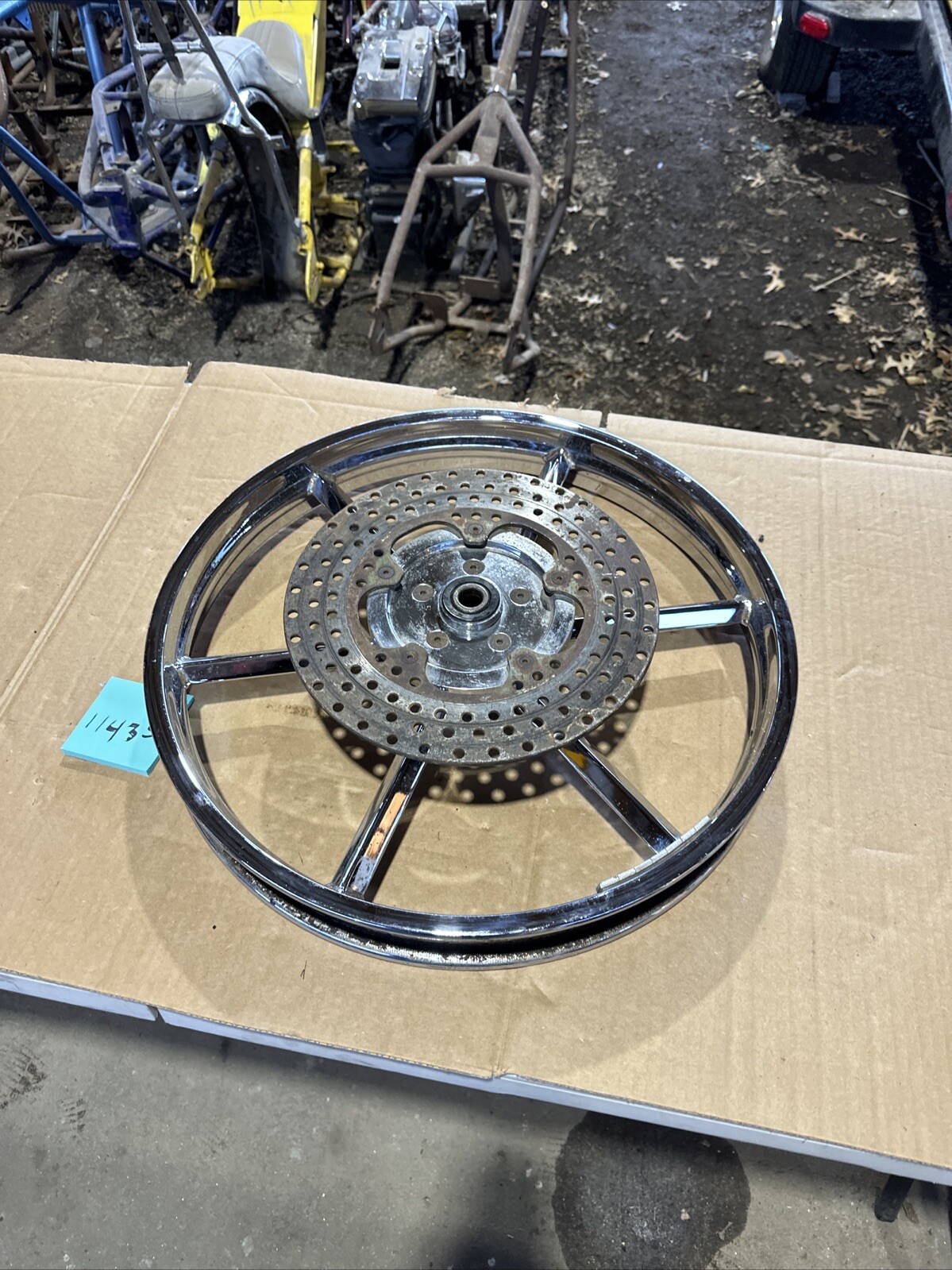Harley Chopper Ironhead Shovelhead Fx Invader Mag Wheel 6 Spoke 19 ...