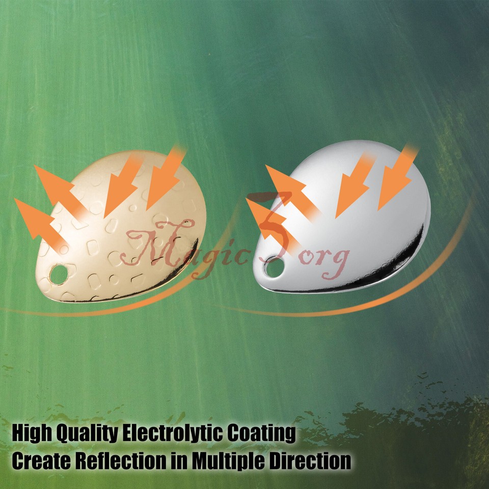 140pcs Fishin Spinner Lure Making Kit tInline Spinnerbait Blade Beads ...