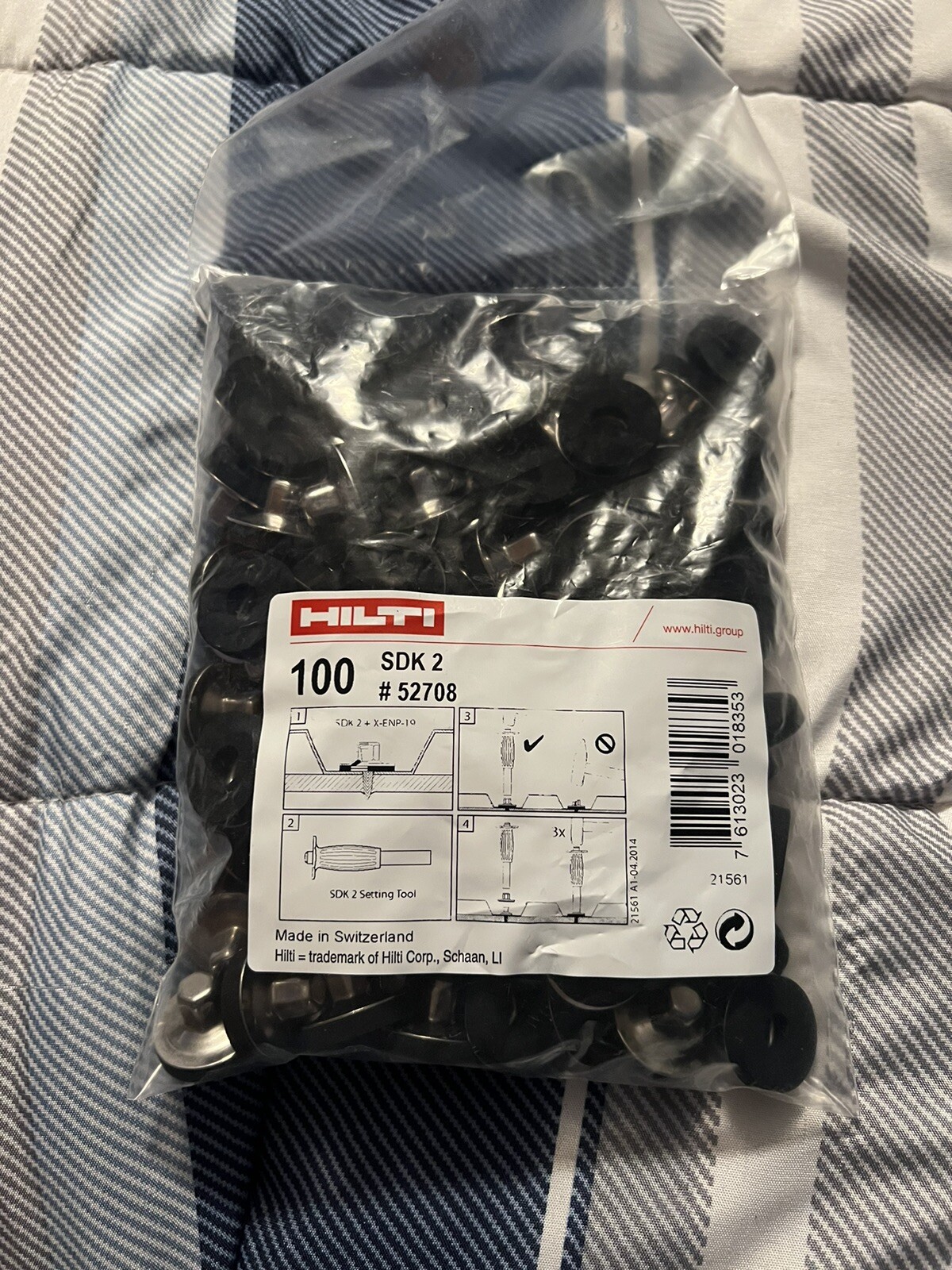 Brand New Hilti SDK2/PDK2 SEALING CAPS #52708 FAST FREE SHIPPING ONE ...