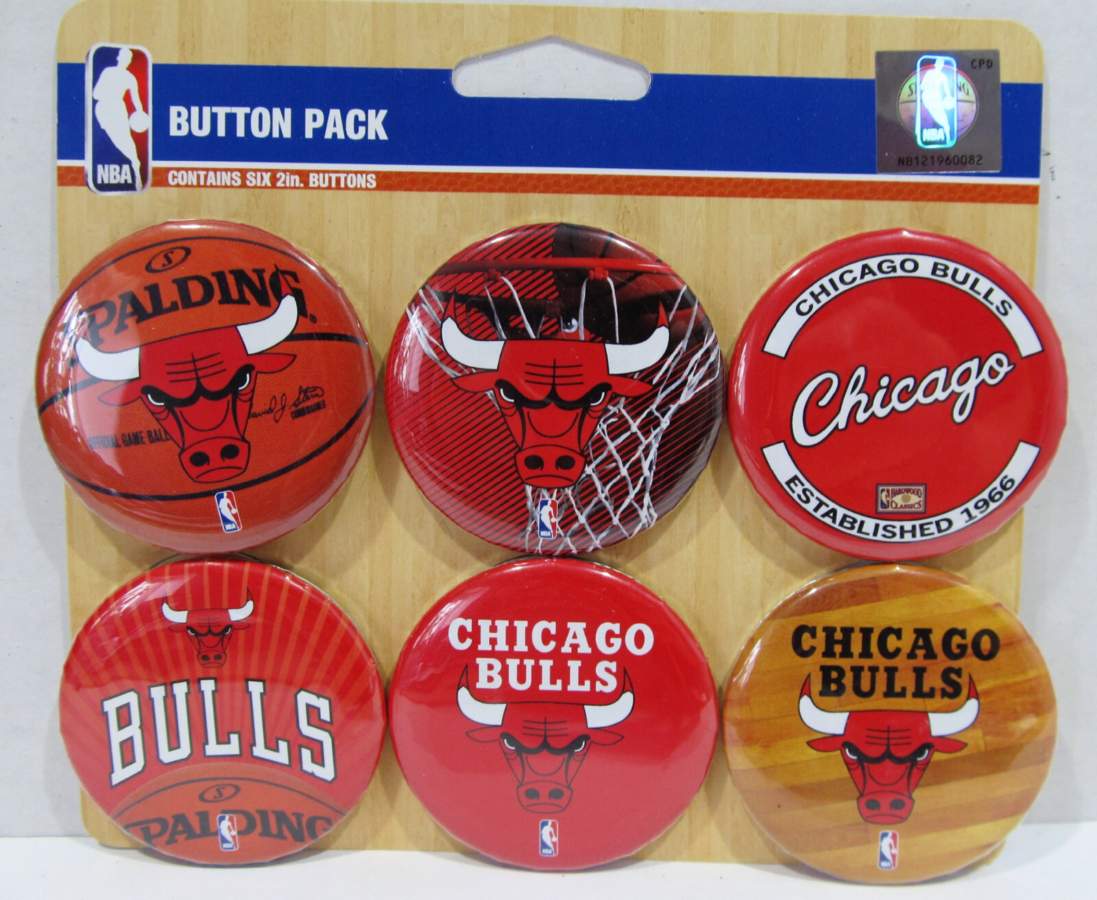 NBA 6-Pack Team Logo 2" Buttons Pin Backs | eBay