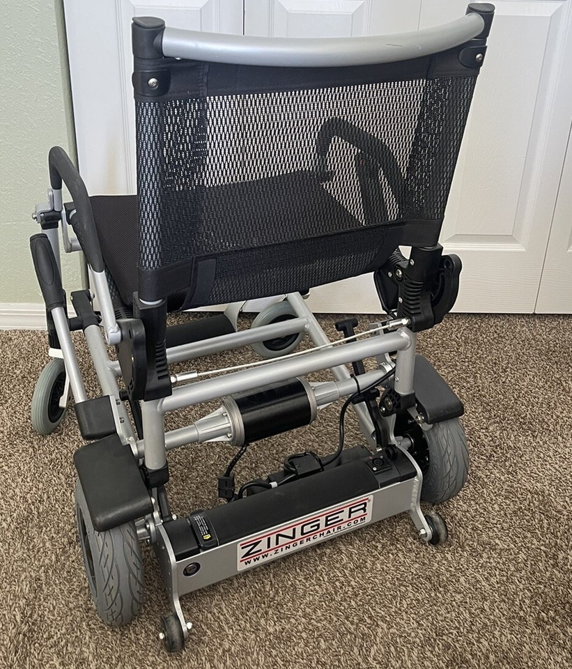 Zinger Lightweight Foldable Electric Wheelchair | eBay