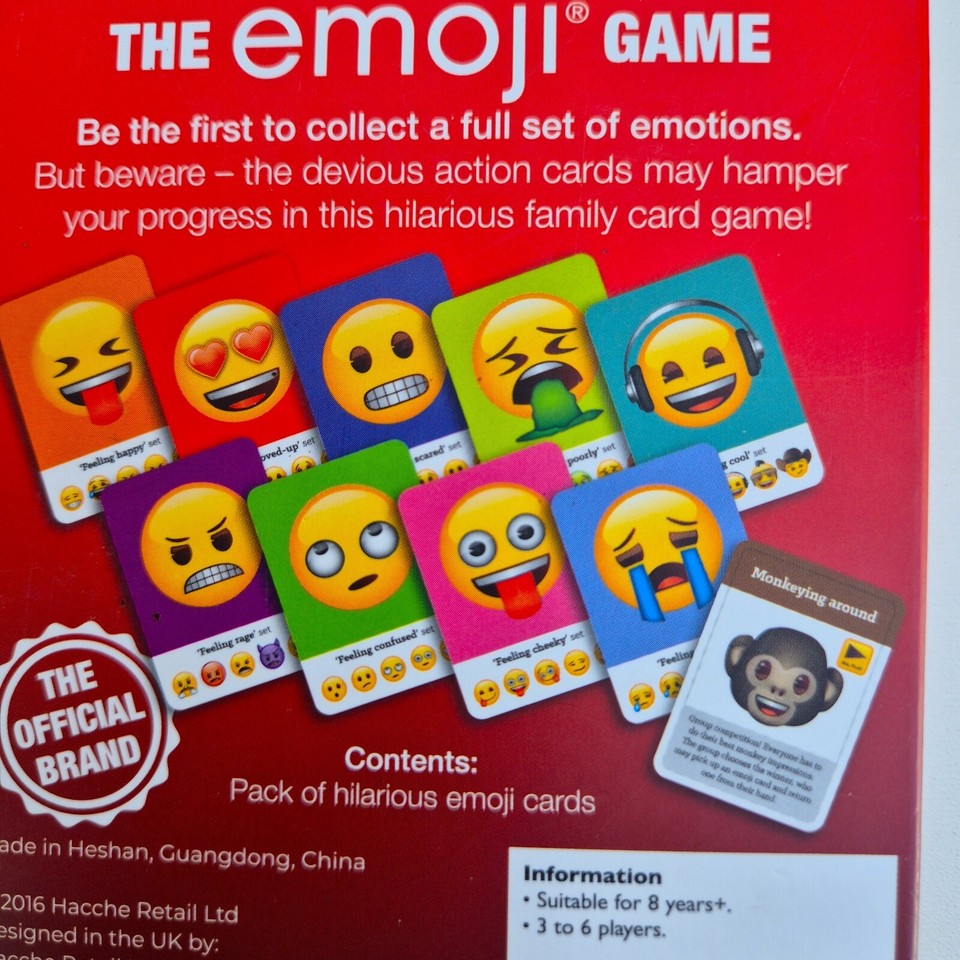 Official Emoji Card Game Fun Family Card Game. | eBay UK