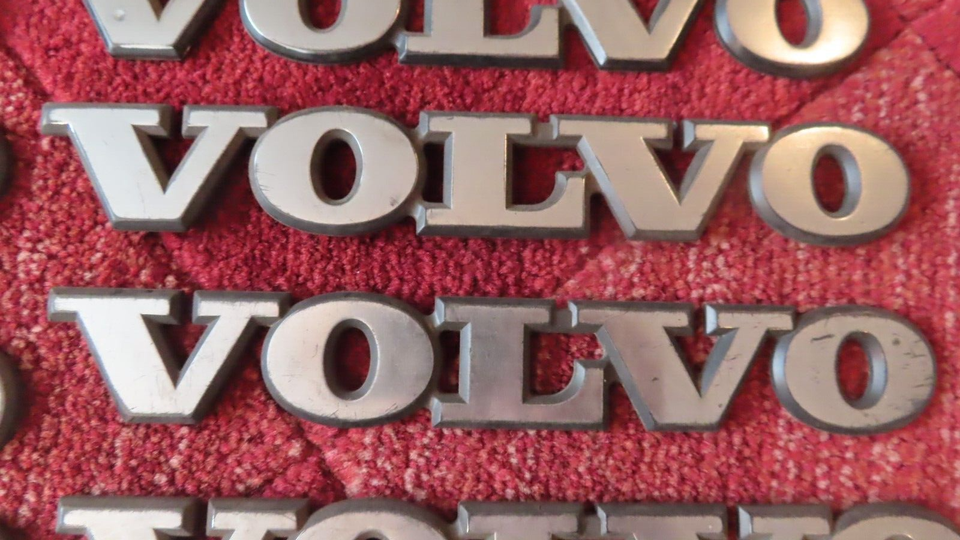 Volvo 240 Trunk Emblem Plastic 7 1/2 inches long LOT OF 10 | eBay