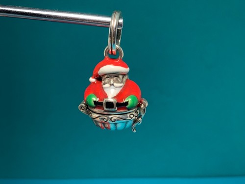 Brighton Christmas Santa Claus Santa’s Surprise Opens Up Gift Enamel ...