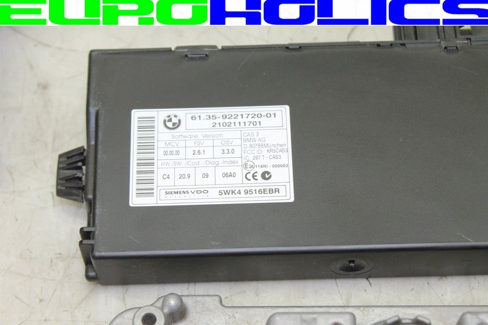 Mini Cooper R56 11-12 1.6L BASE 2 KEYS! Kit DME Ignition Switch CAS ...