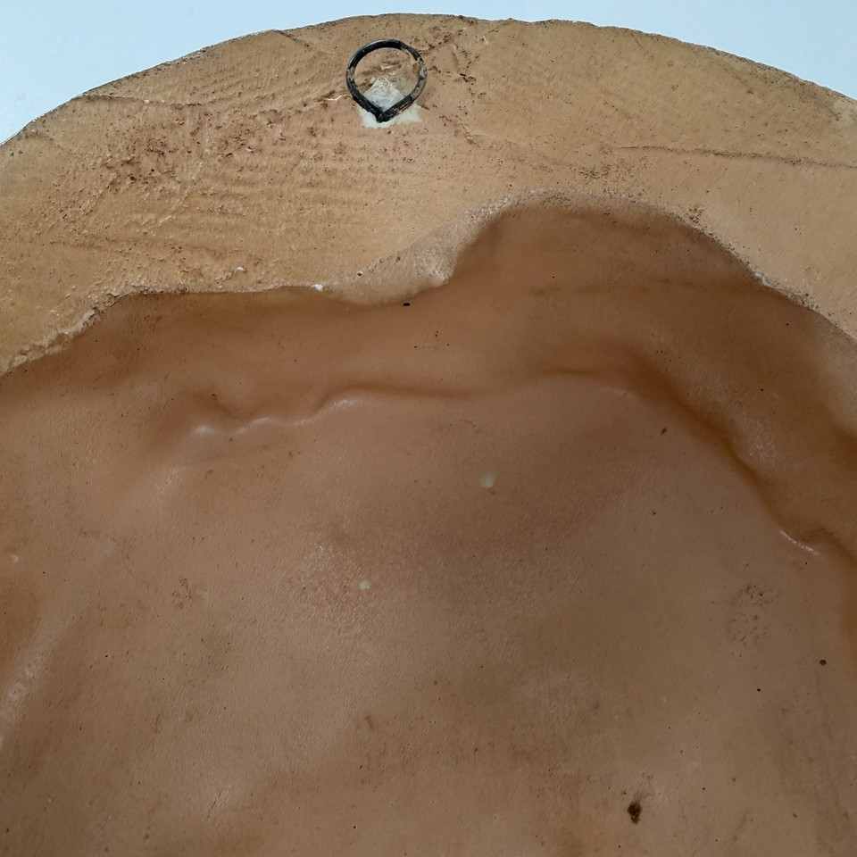 VTG Chalkware Baby Faces Wall Masks Crying Laughing Oddities Curio ...