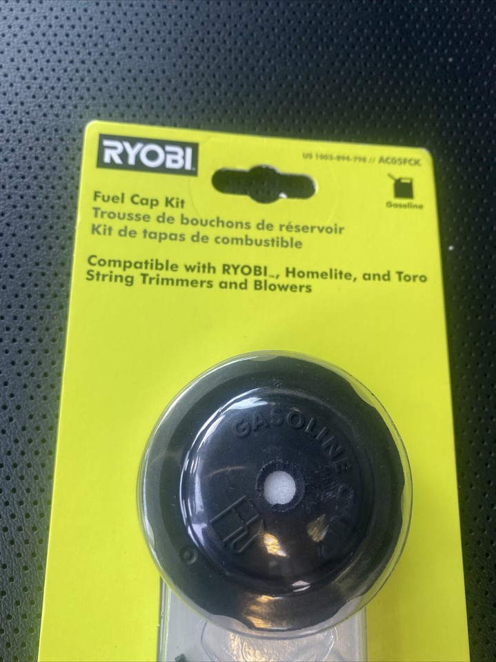 NEW RYOBI Fuel Cap Kit AC05FCK Compatible HOMELITE TORO String Trimmers ...