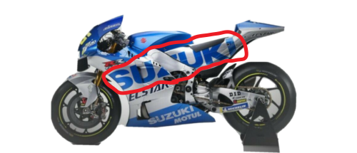 Suzuki Moto Gp 2020 LARGE SUZUKI DECALS MOTOGP RACE BIKE TRACK BIKE ...