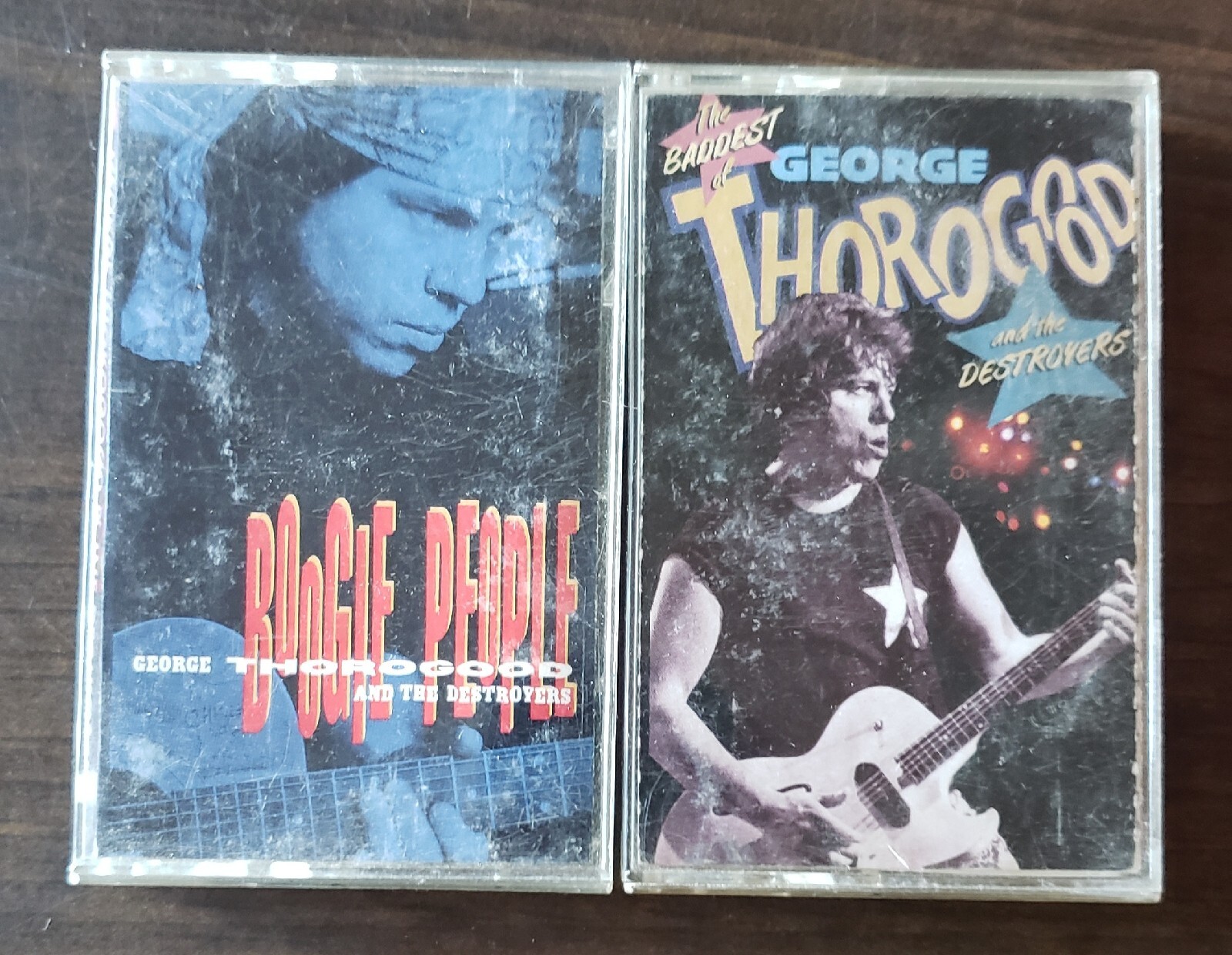 Lot of 4 Cassette Tapes 2 George Thorogood/2 Ted Nugent | eBay