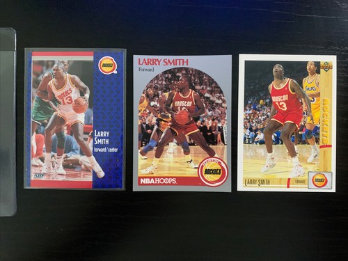 1991-92 Fleer Larry Smith Upper Deck 1990 NBA Hoops Houston Rockets | eBay