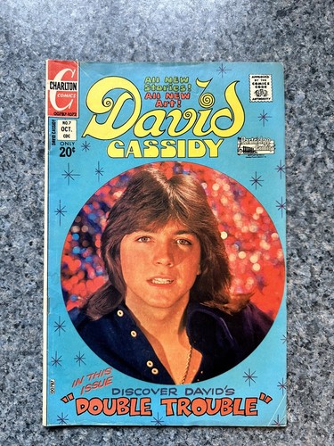 Vintage DAVID CASSIDY COMIC BOOK 1972 #7 Charlton Comics. Bagged ...