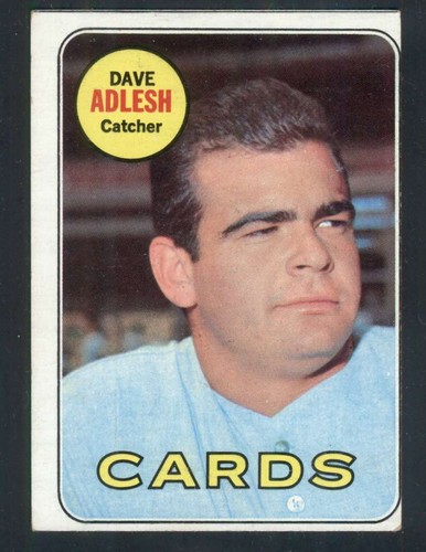 1969 Topps #341 Dave Adlesh VGEX Cardinals 76398 | eBay