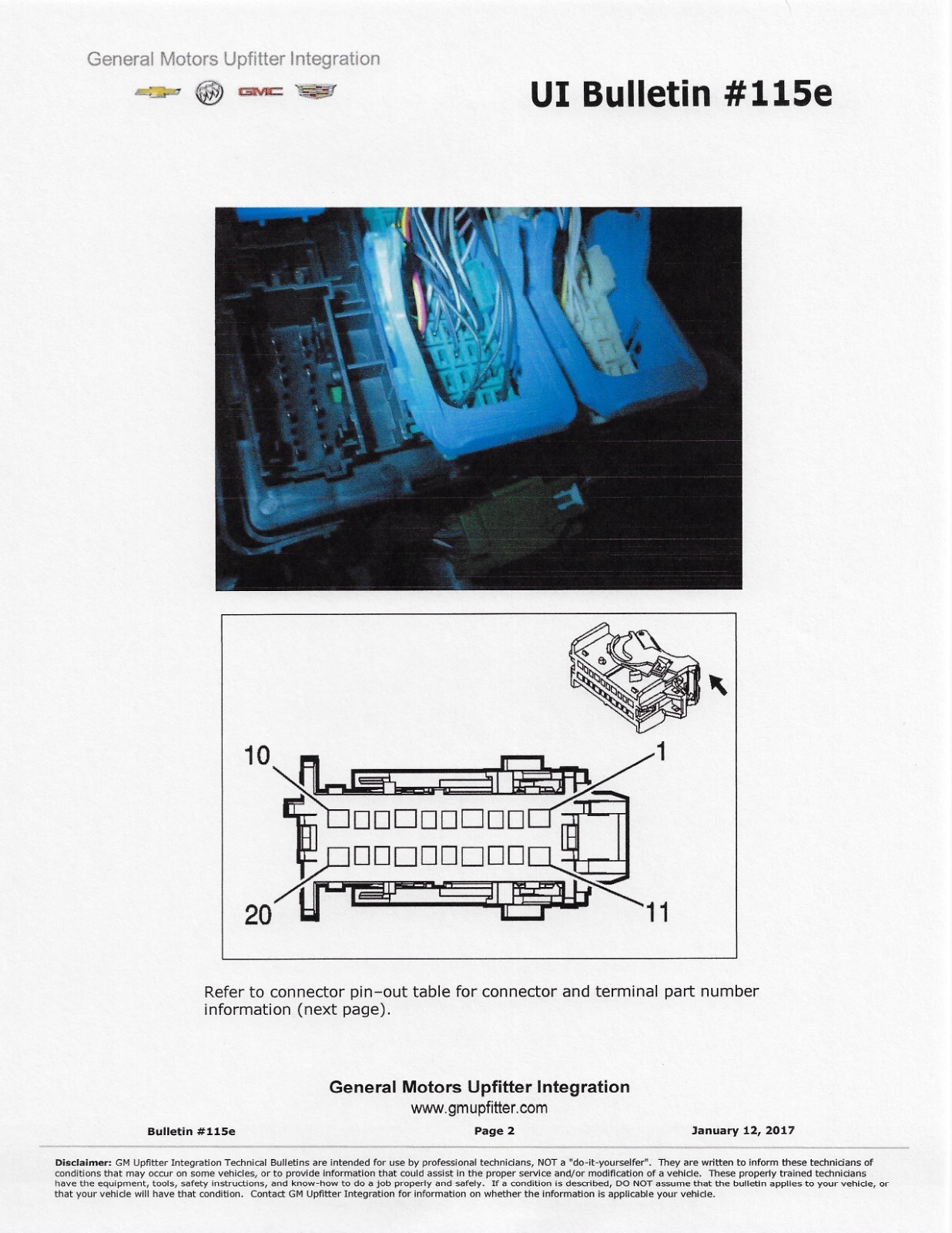 2014-up GM 19328970 / 15547108 upfitter plug prewired | eBay