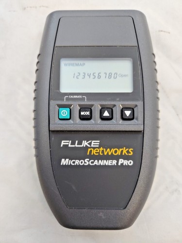 Fluke Networks MicroScanner Pro Cable Tester, USED. MAIN UNIT ONLY! | eBay