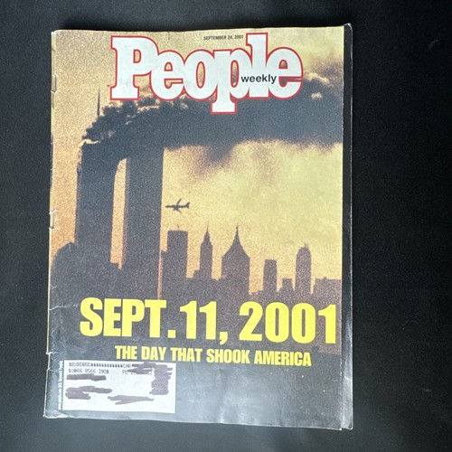 Original People Magazine Sept 2001 9/11– Historic Twin Towers Issue ...
