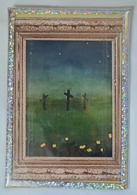 NOVELTY ART MINIS BY DALNY MARGA VALDES 4X6" REPRO ENCASED PLEXIGLASS ...