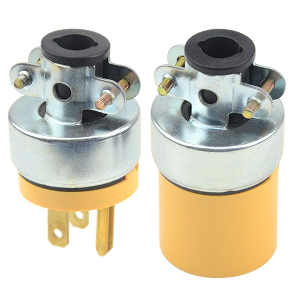 4 PCS Heavy Duty 3-Prong Female Electrical Plug 125V 15A (U44-Set) | eBay