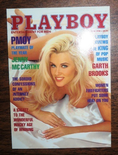 Playboy February Edition Playmate Of The Year 1py Jenny Mccarthy Ebay 3247