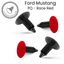 SET OF 4: License Plate Plugs Front Bumper Plate Hole Covers: Pick Your ...