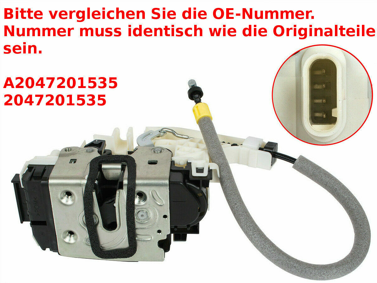 For Mercedes W204 W211 S211 W212 S212 X204 Door Lock FRONT LEFT ...