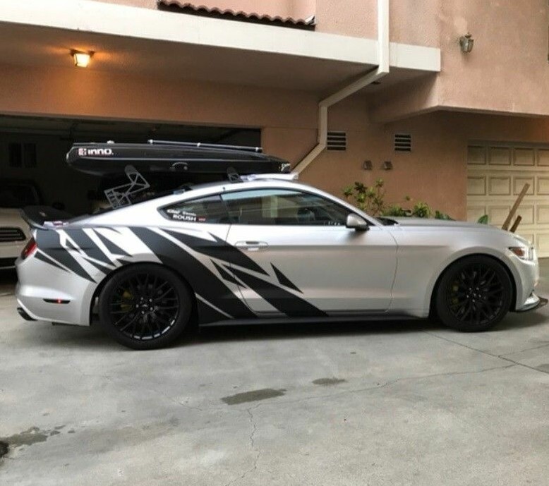 Decal for Ford MUSTANG Side Geometric Sport Design Graphic Sticker 2004 ...