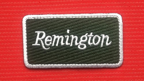 REMINGTON RIFLE SHOTGUN PISTOL GUN MILITARY FIREARM WEAPON IRON SEW ON ...