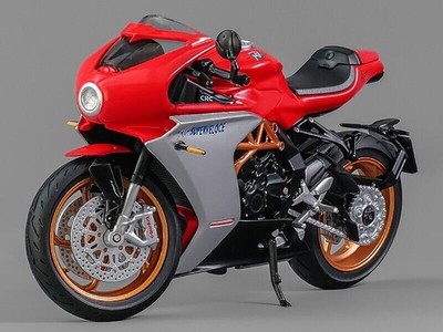 MV AGUSTA SUPERVELOCE 800 MOTORCYCLE RED & SILVER 1/18 CM MODELS CM18 ...