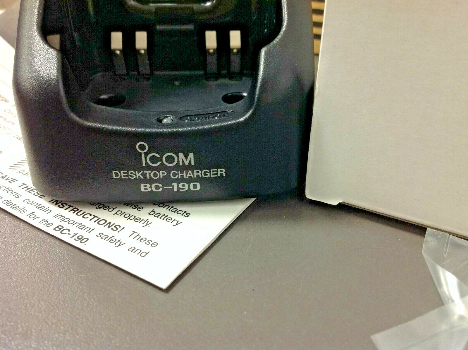 ICOM BC-190 Charger for IC-F50 IC-F60 IC-F50V and others for sale ...