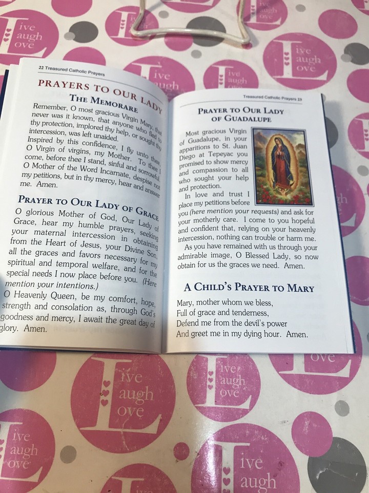 CATHOLIC PRAYER BOOK - "MY TREASURED CATHOLIC PRAYERS" | eBay