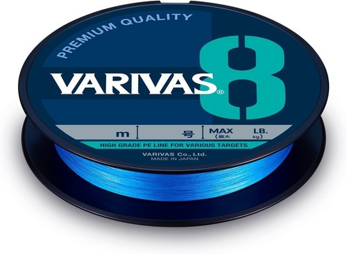VARIVAS 8 Ocean blue 8Braid PE line #0.6(13lb)~#2(37lb) 150m or 200m | eBay