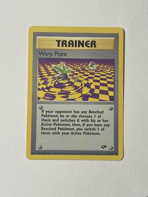 Warp Point Near mint English 126/132 Gym Challenge | eBay