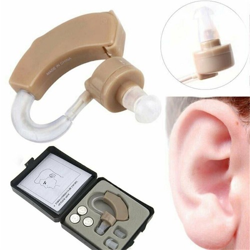 Adjustable Mini Digital Hearing Aids Kits Behind in Ear Sound Voice ...