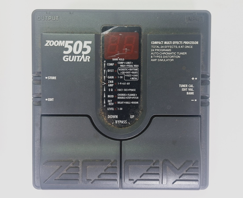 Zoom 505 Guitar Compact Multi Effects Processor Guitar Pedal Parts or ...