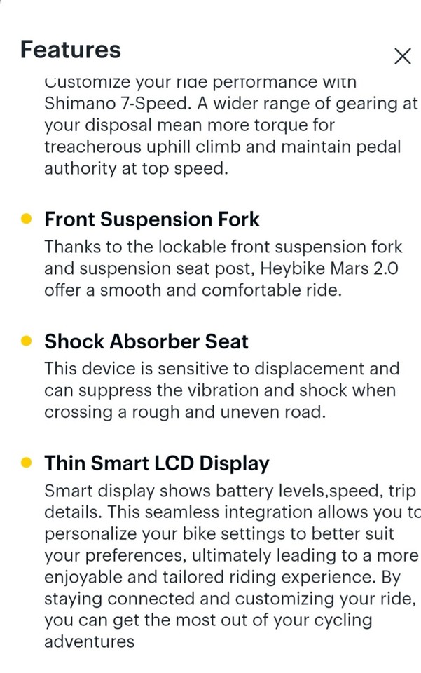 HEY BIKE Mars 2.0 Upgraded BRAND NEW LOCAL PICK UP ONLY. Fat Tires | eBay