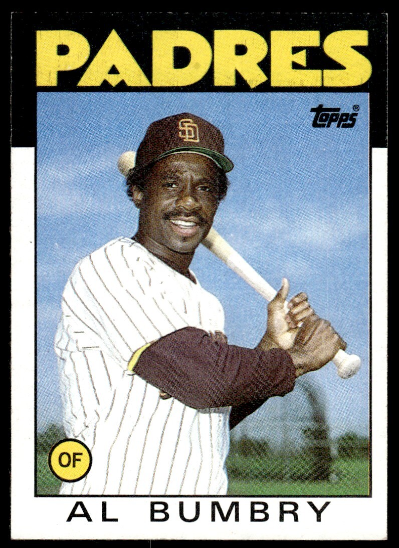 1986 Topps Baseball Card Al Bumbry A San Diego Padres #583 | eBay
