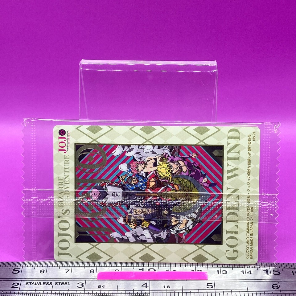 GOLDEN WIND No.21 JoJo's Bizarre Adventure Wafer Card Bandai TCG ...
