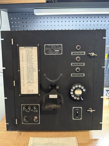 Vintage FAA VOR Control Unit FA-5620, Televiso Electronics Aircraft ...
