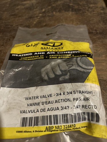 NOS ALLIANCE WATER VALVE ABP N83 324410 | eBay