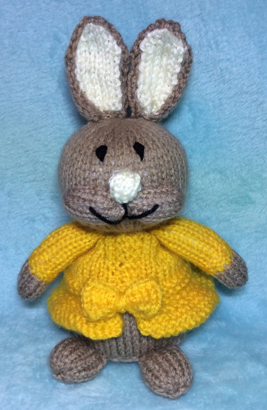 KNITTING PATTERN - Mopsy inspired choc orange cover / 18cms Peter ...