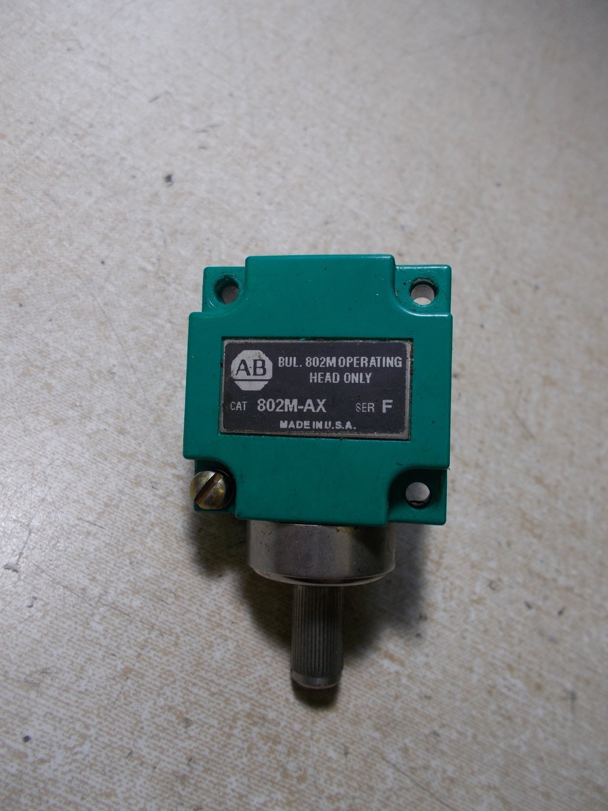 Allen Bradley 802M-AX Series F Limit Switch Operating Head *FREE ...