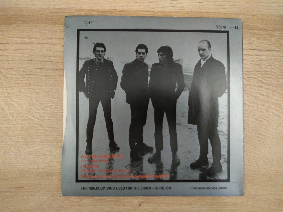 THE RUTS WEST ONE ( SHINE ON ME ) 1980 UK 7" VINYL SINGLE PICTURE ...