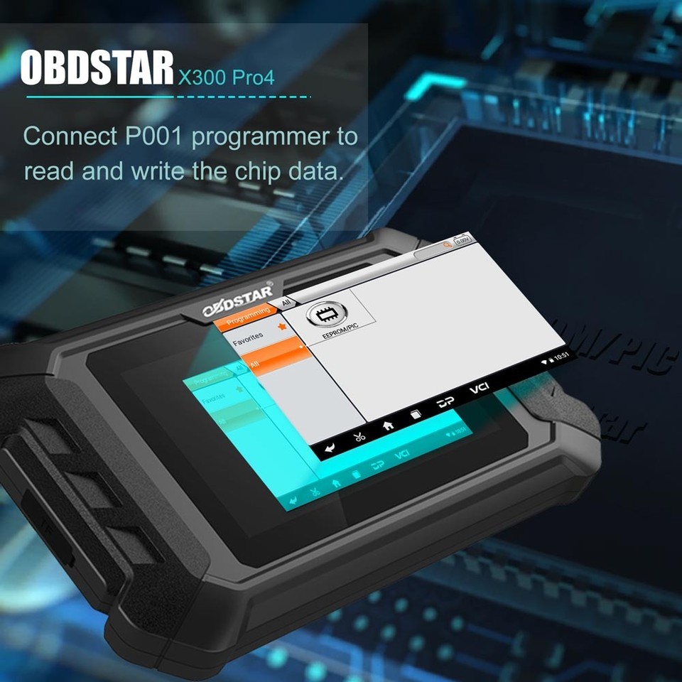 OBDSTAR X300 PRO4 IMMO System Key Master Auto Progarmmer Read PinCode ...