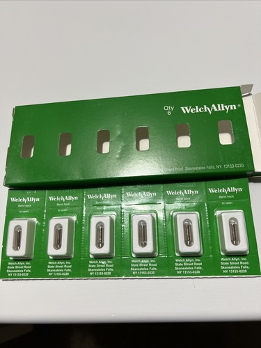 Welch Allyn 03100-U Halogen 3.5V Lamp New box Of 6 | eBay