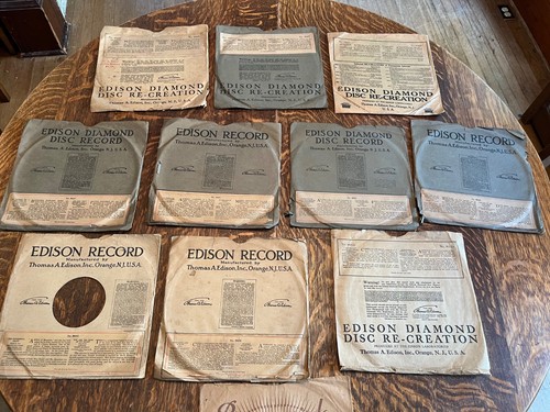 Lot of 10 Edison Diamond Disc Record Sleeves Only | eBay