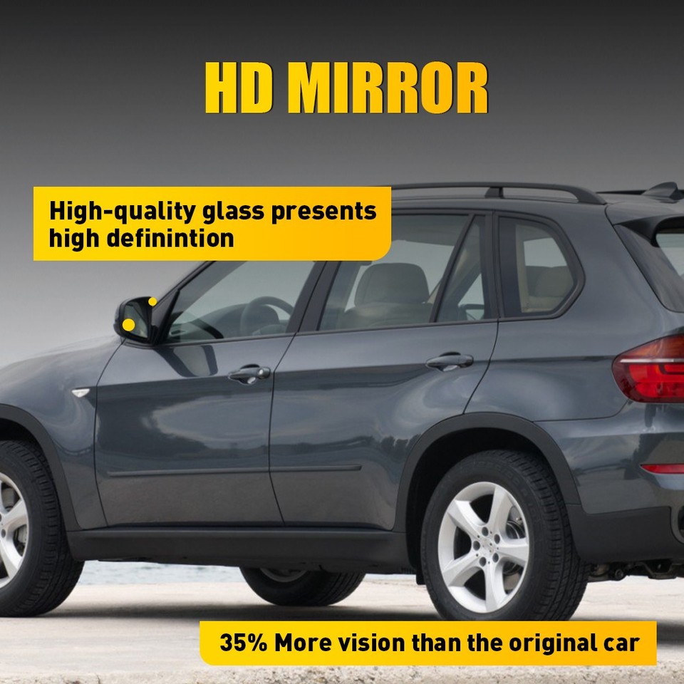 NEW For Bmw X5 E70 X6 E72 E70 Driver Left Side Door Wing Mirror Glass ...