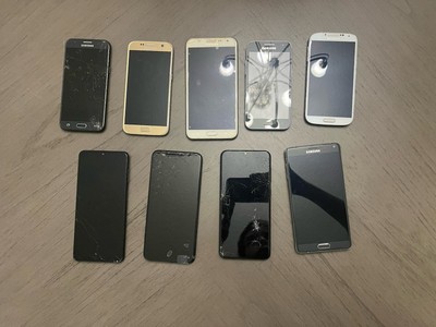 Samsung Assorted Smartphones Lot with Various Models - 9PCS - UNTESTED ...