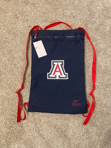 Nike Arizona Wildcats PE Team-Issued Blue Red Canvas Backpack Bag RARE ...