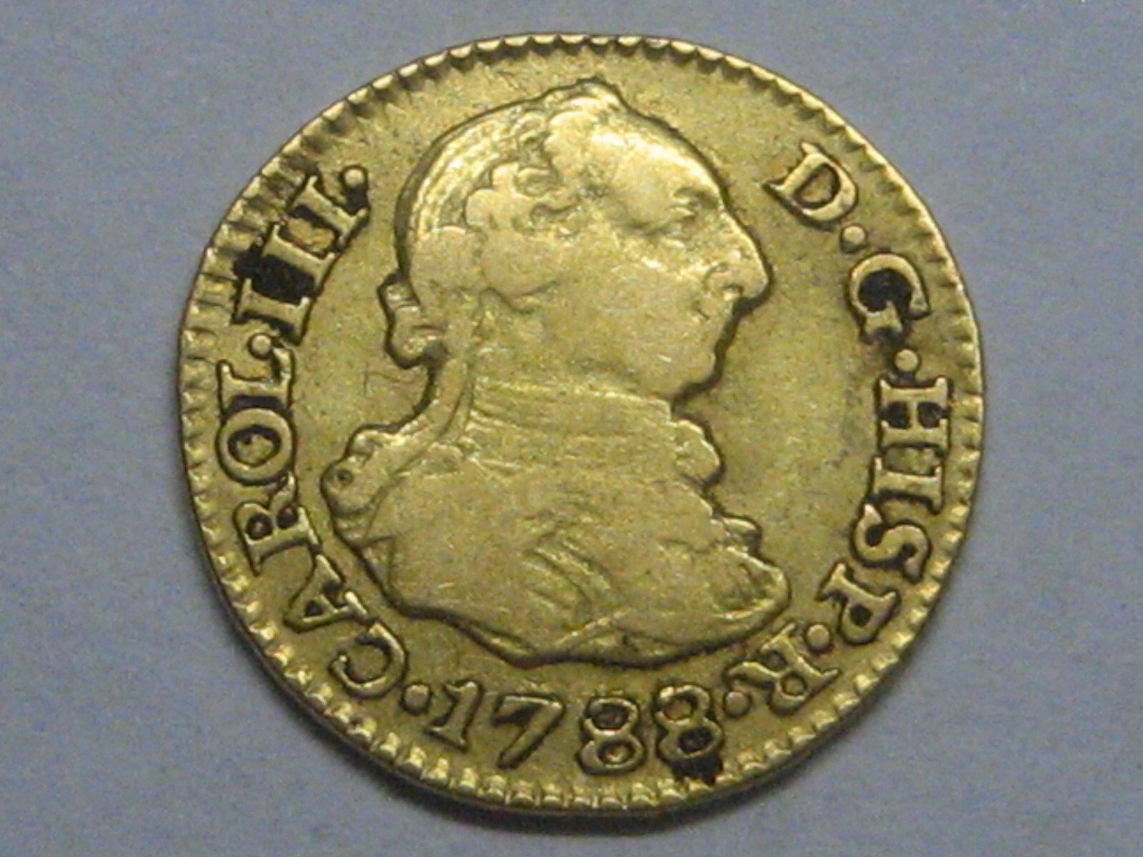 1788 2 Escudo Gold Coins